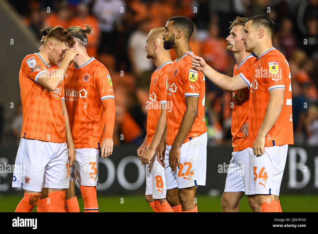 Blackpool players during the Penalty shootout Stock Photo - Alamy