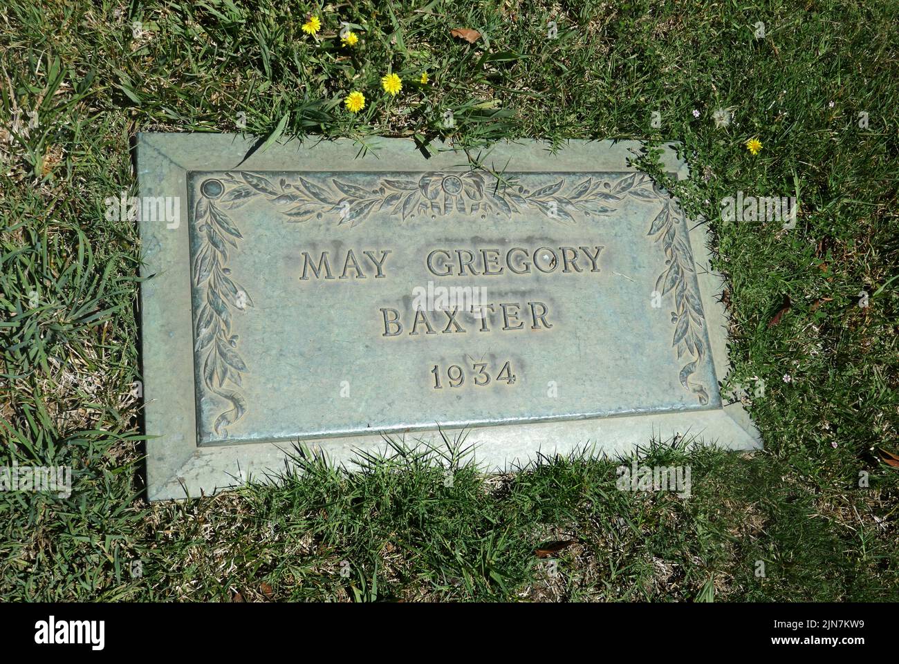 Los Angeles, California, USA 5th August 2022 Actress May Baxter's Grave ...