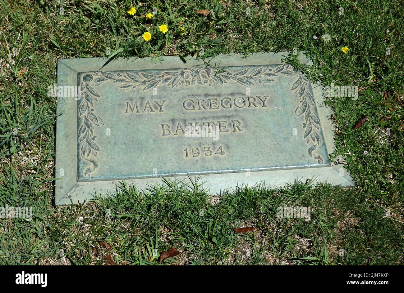 Los Angeles, California, USA 5th August 2022 Actress May Baxter's Grave ...