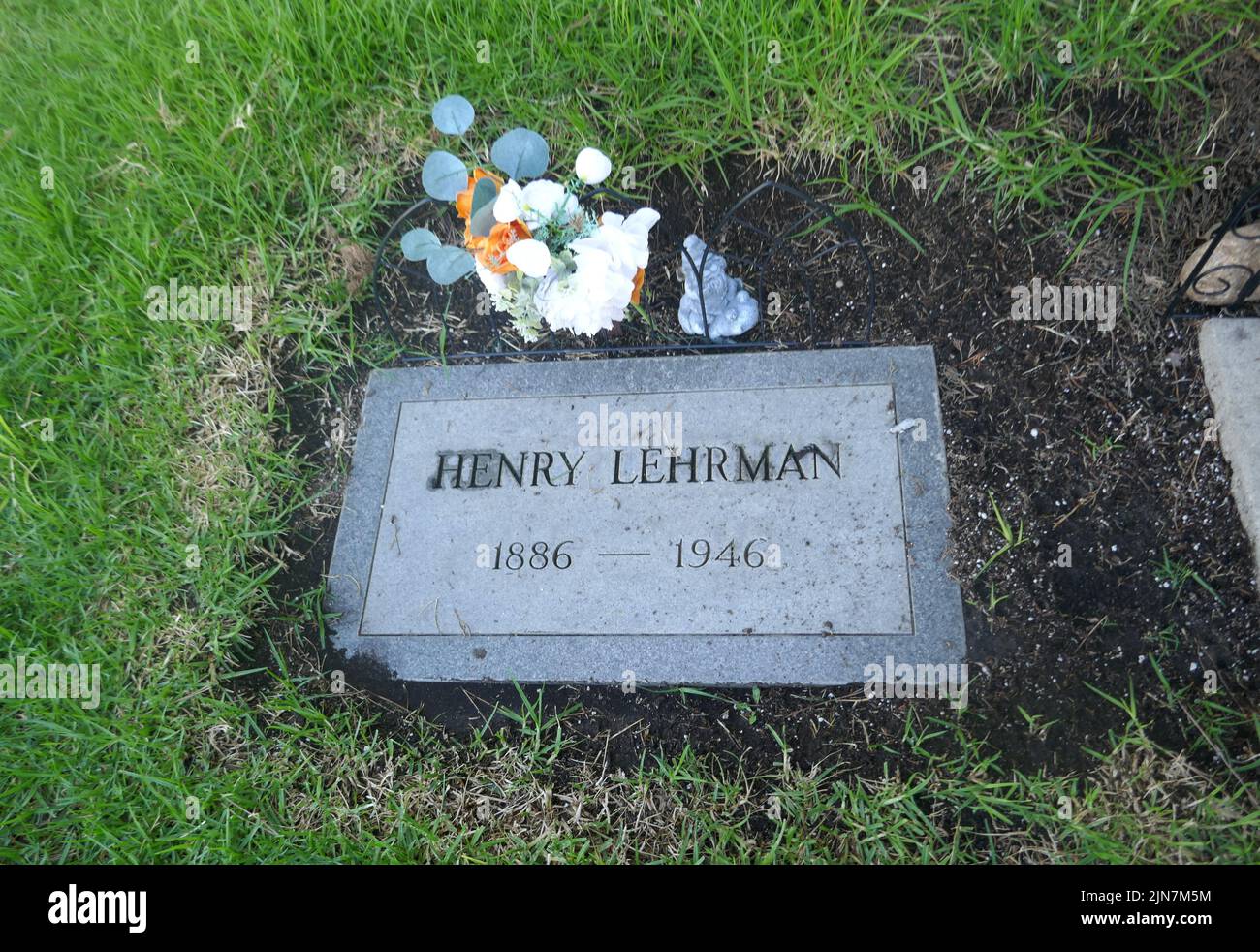 Los Angeles, California, USA 5th August 2022 Henry Lehrman's Grave in ...