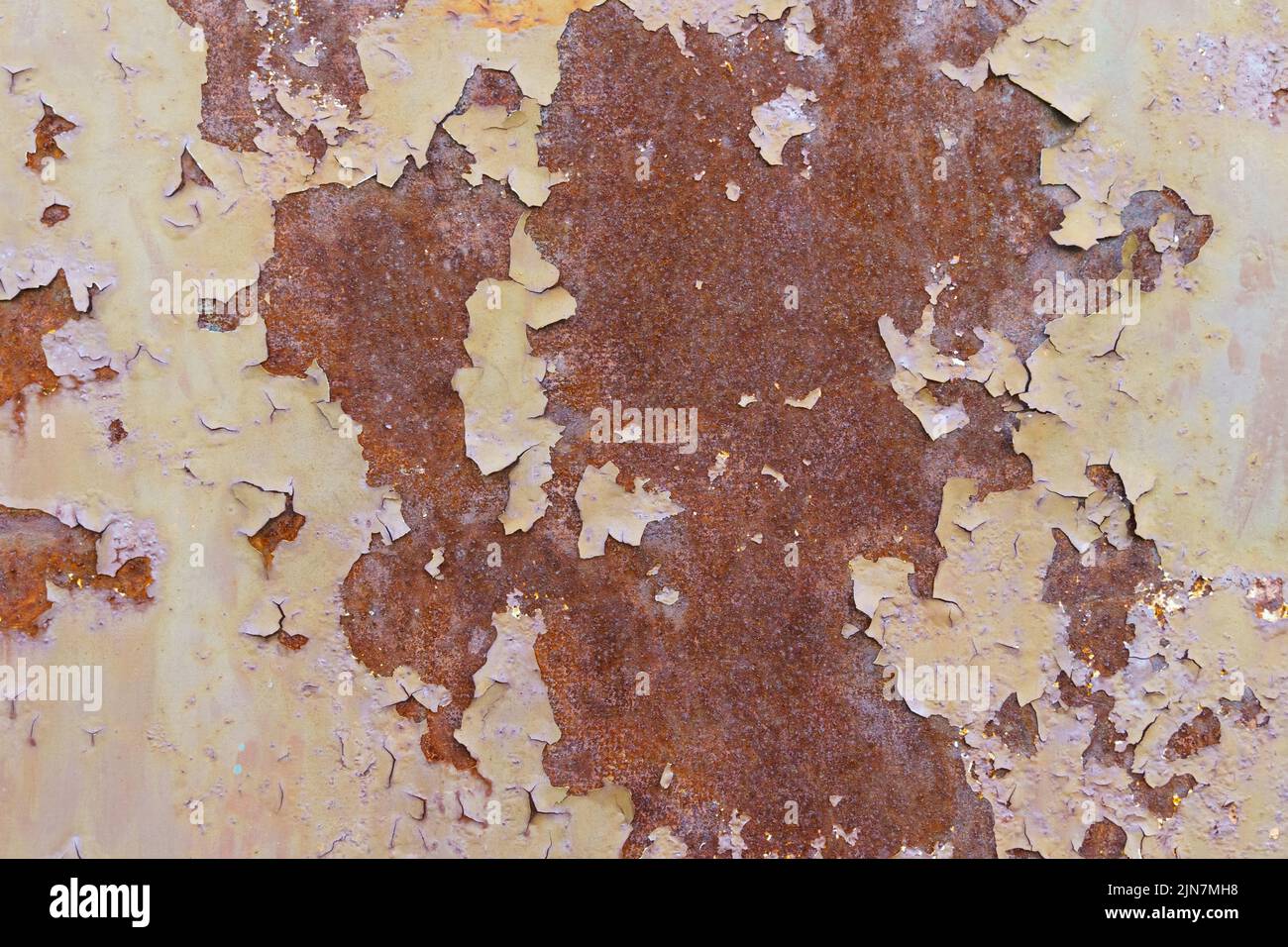 Dark worn rusty metal background, swollen paint. Textures and ...
