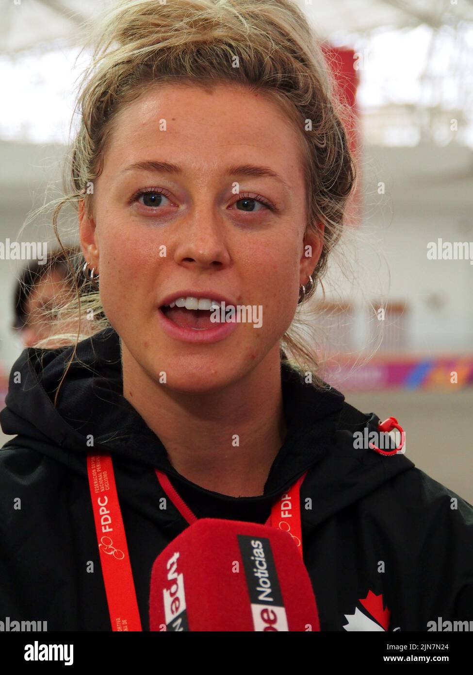 Kelsey Mitchell, Olympic Gold Medallist, from the Canadian Cycling Team ...