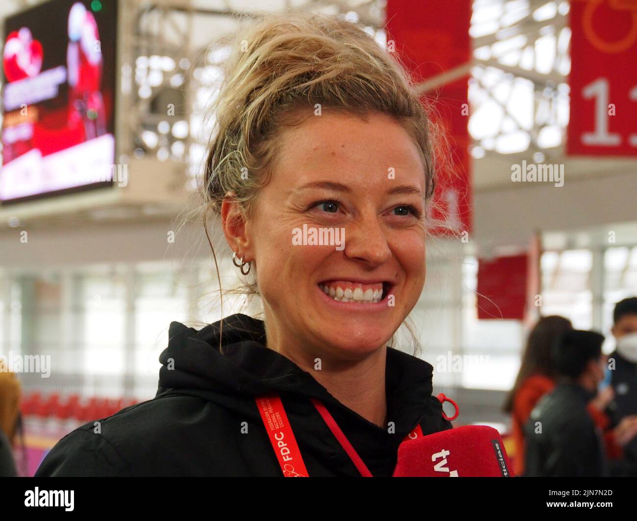 Kelsey Mitchell, Olympic Gold Medallist, from the Canadian Cycling Team ...