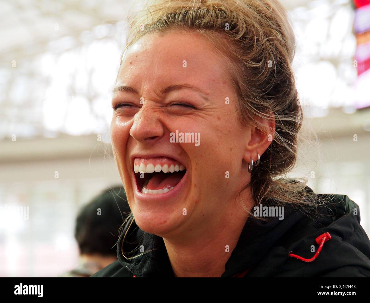 Kelsey Mitchell, Olympic Gold Medallist, from the Canadian Cycling Team ...