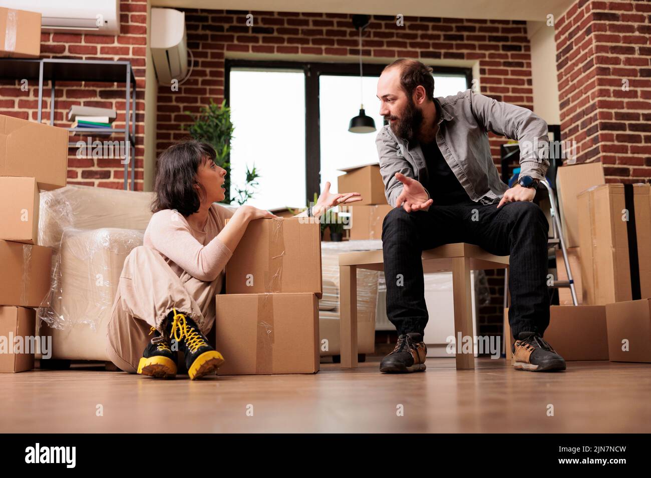 Life partners having argument fighting hi-res stock photography and ...