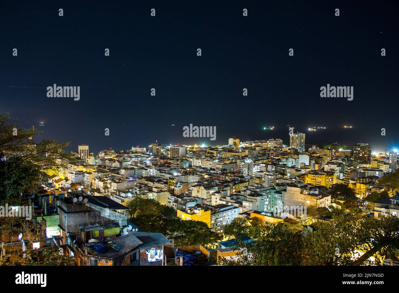 View of Cantagalo Hill in Rio de Janeiro Stock Photo - Alamy