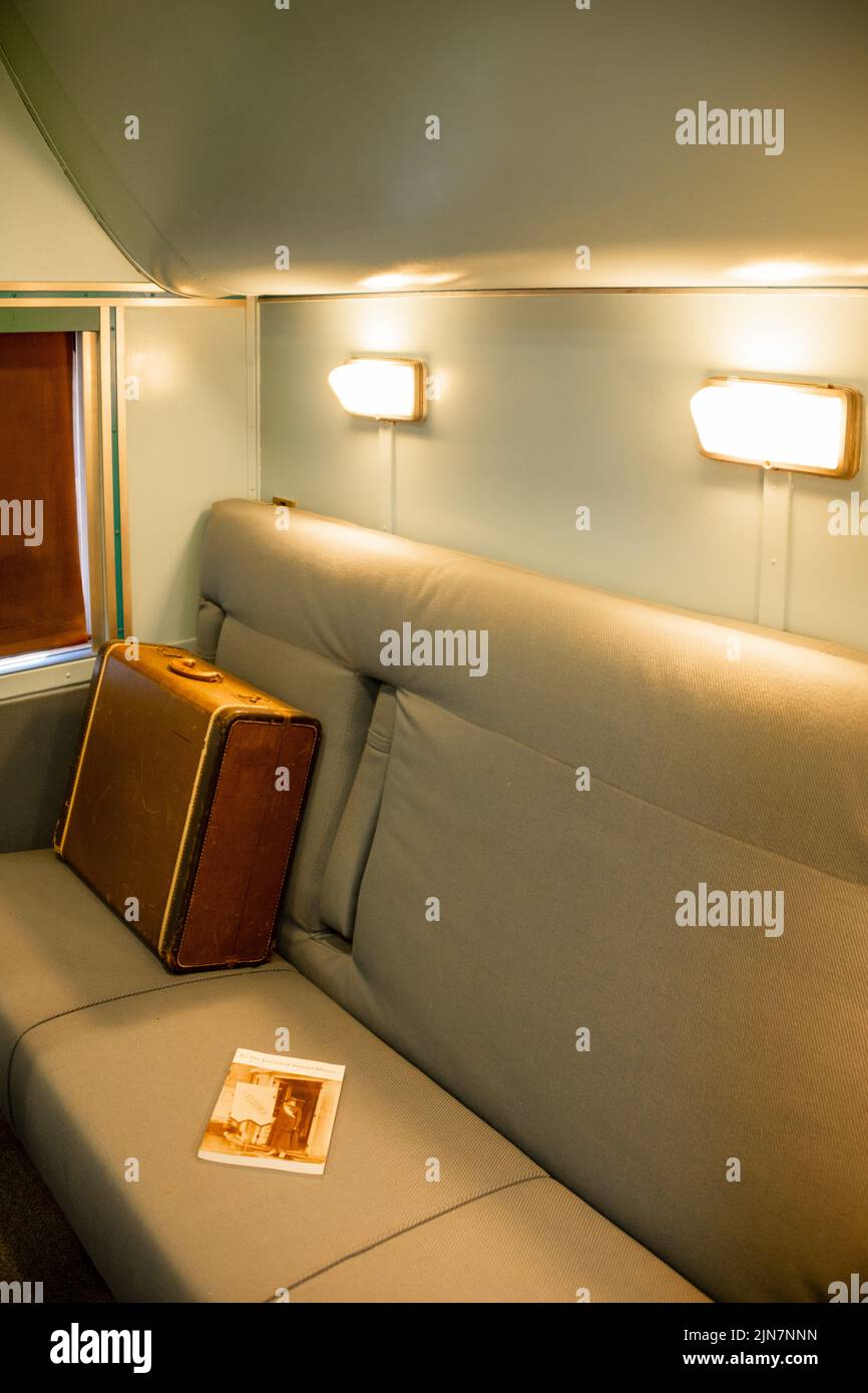 Arizona Railway Museum - Passenger Car - Private Compartment Stock ...