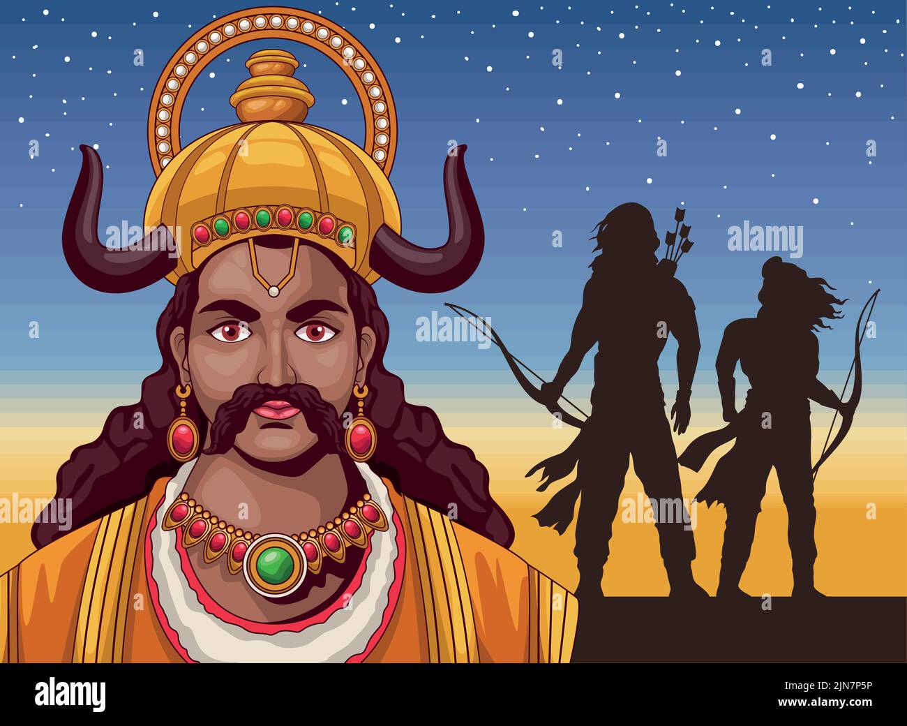 Hindu lords Stock Vector Images - Alamy