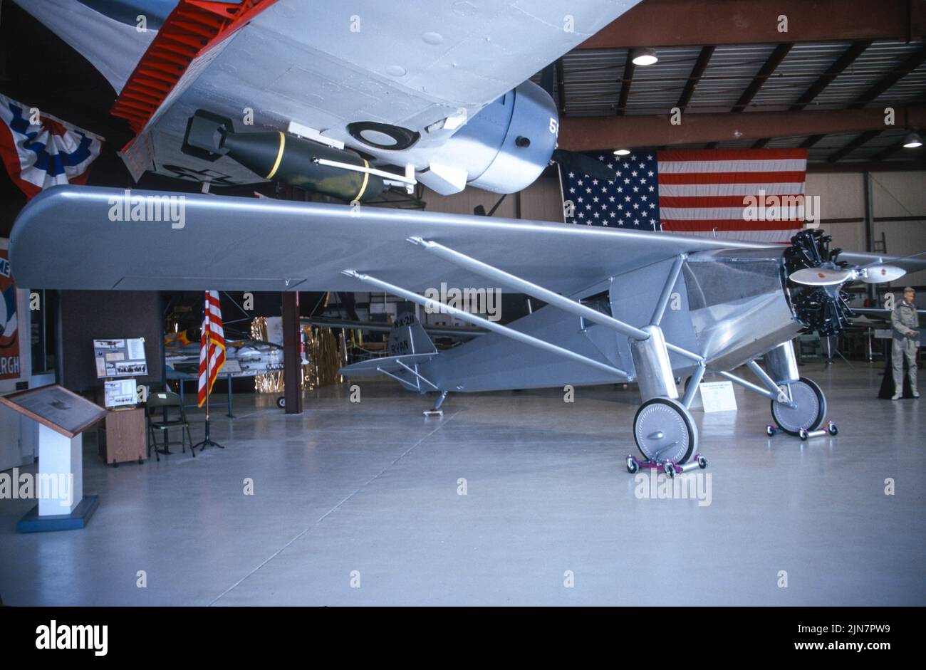 Unfinished Spirt of St. Louis replica at San Diego Aerospace Museum ...