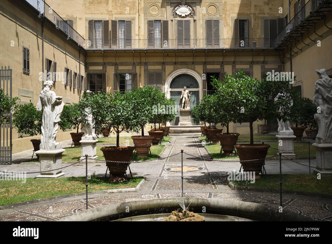 The Garden at the Riccardi Medici Palace Florence Italy Stock Photo - Alamy