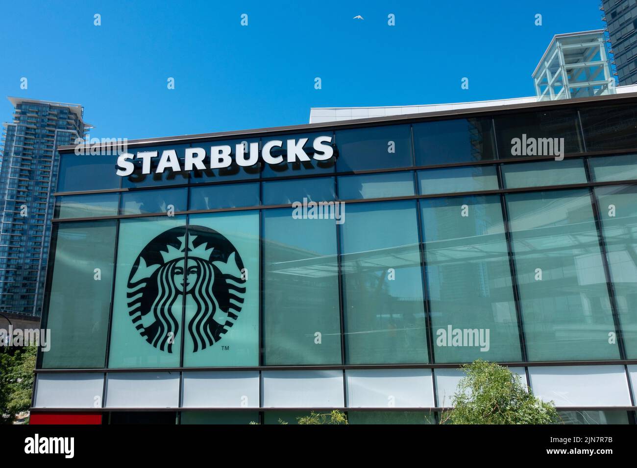 One of Starbucks coffee shop located in Surrey Stock Photo - Alamy