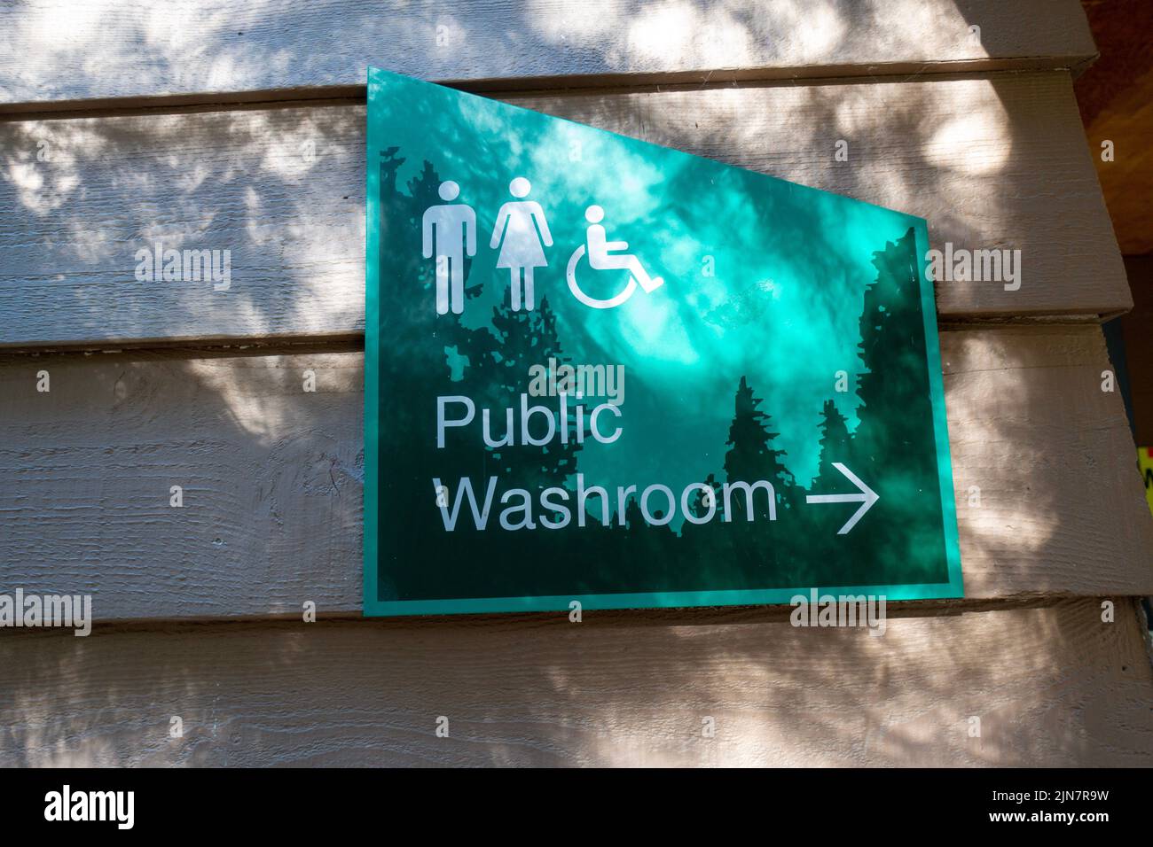 Public Washroom Signage Stock Photo - Alamy
