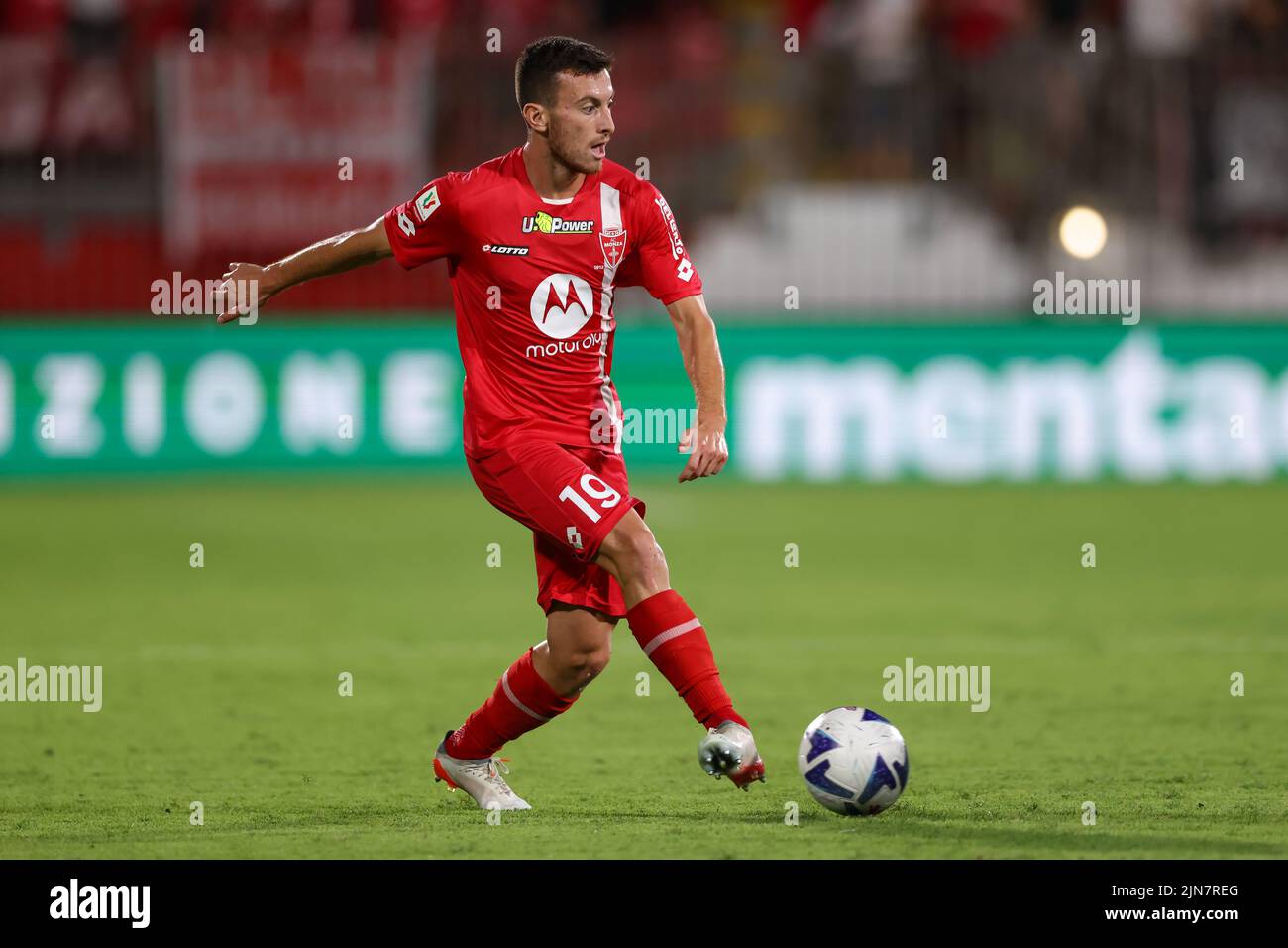 Monza, Italy, 7th August 2022. Samuele Birindelli of AC Monza during ...