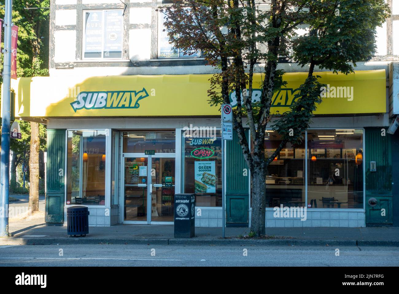 Subway Restaurant in Vancouver Stock Photo - Alamy