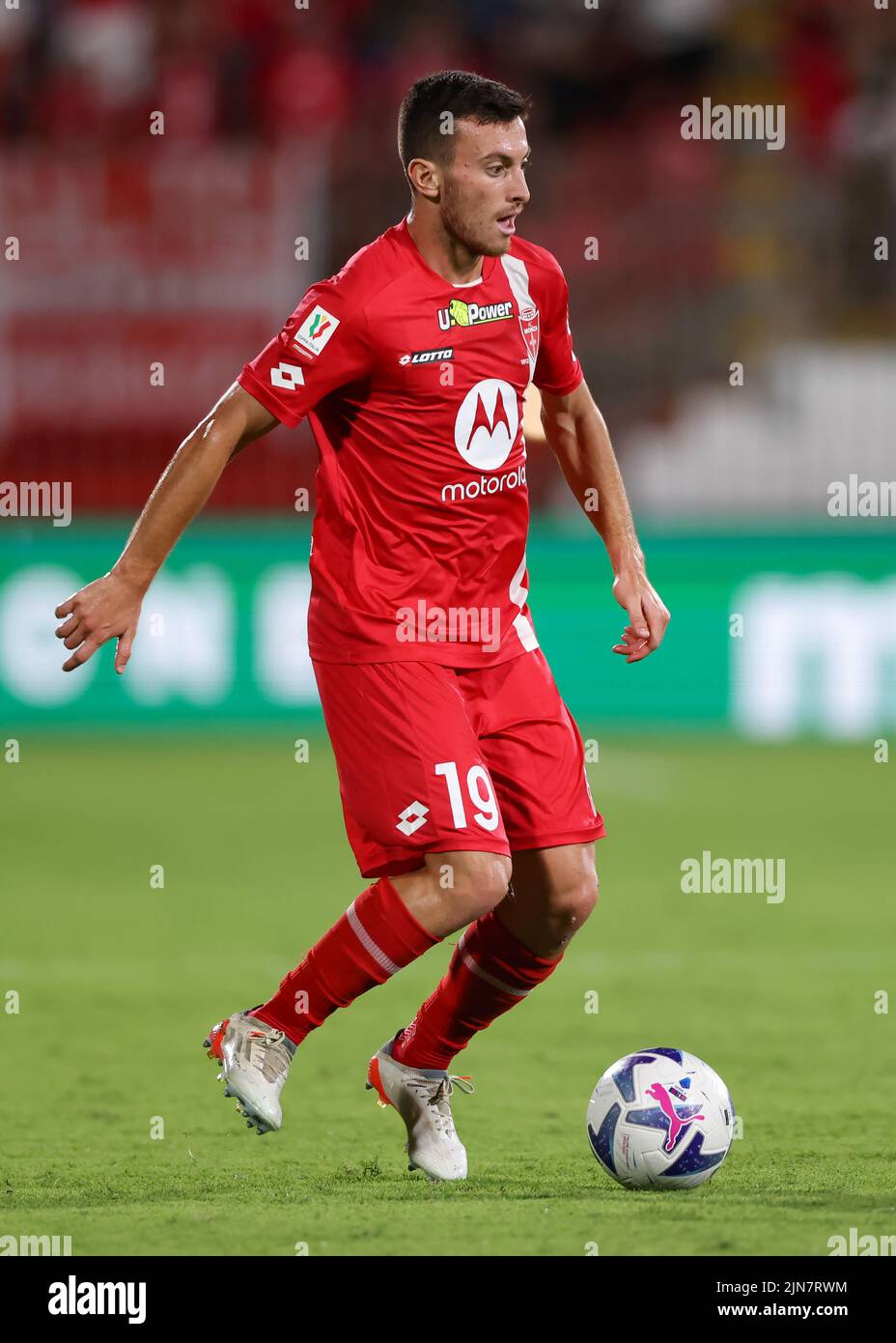 Monza, Italy, 7th August 2022. Samuele Birindelli of AC Monza during ...