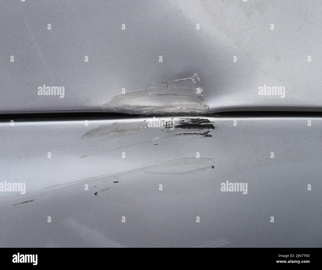 grey car body with surface scratches on primer layer Stock Photo - Alamy