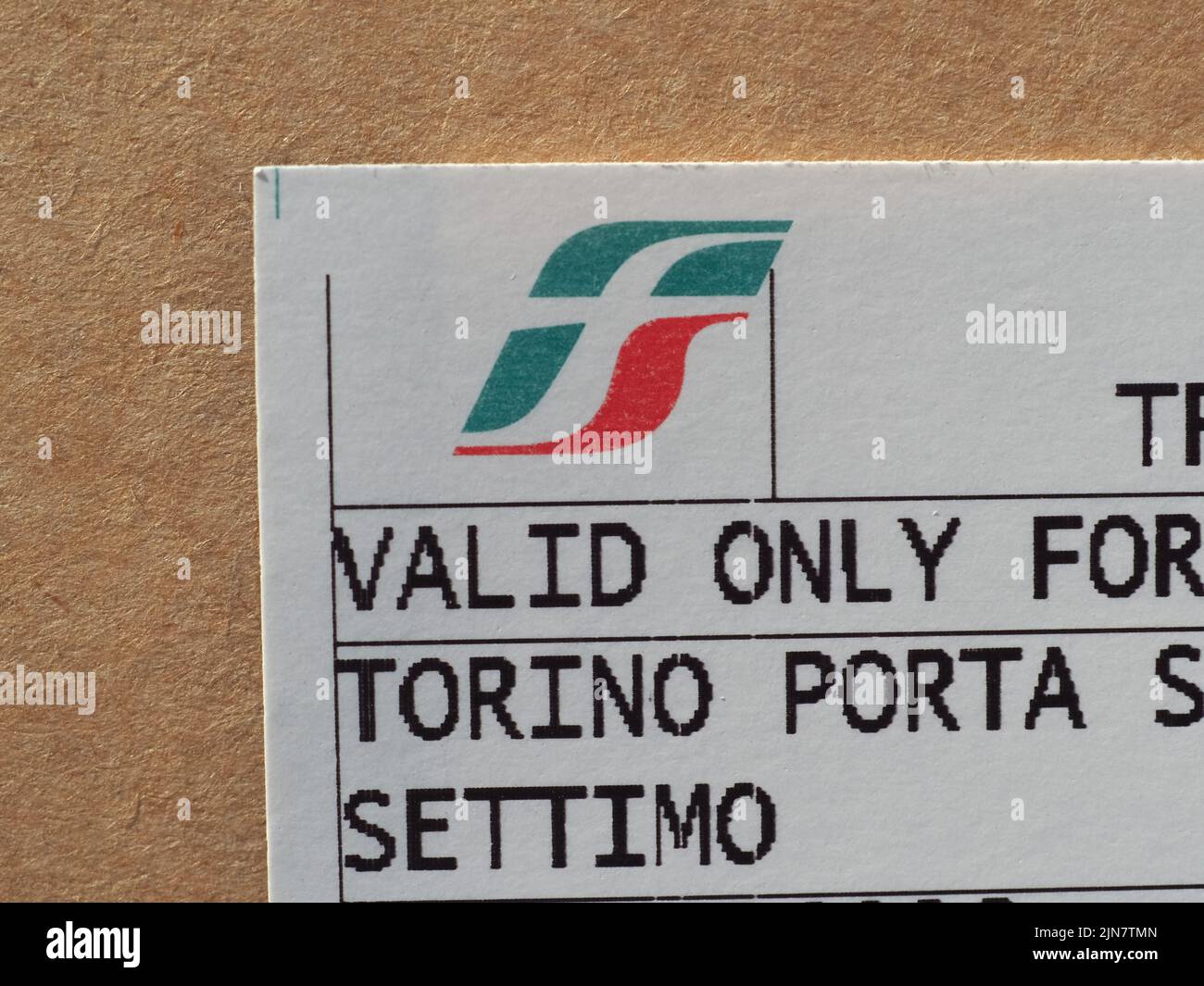 ROME, ITALY - CIRCA AUGUST 2022: Trenitalia sign on Italian train ...