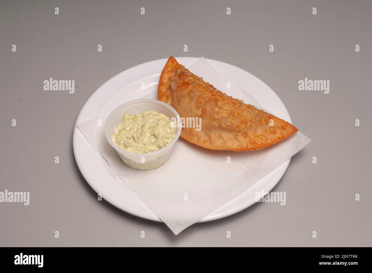 Traditional spanish mexican food beef empanada meat pie Stock Photo - Alamy