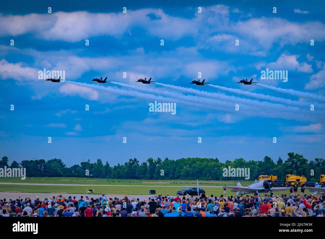 United States Blue Angels perform their aerobatics demonstration during ...