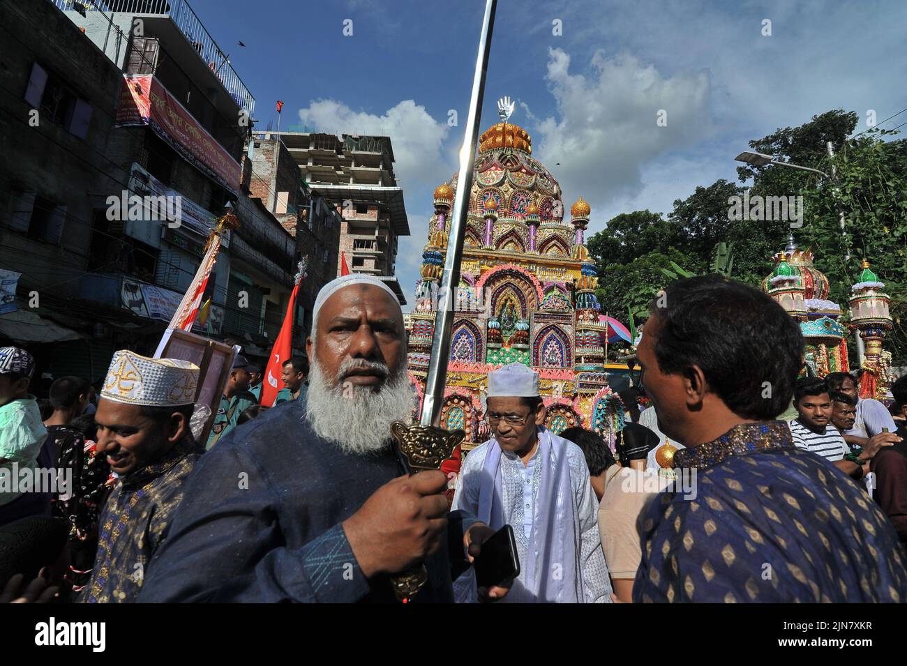 Dhaka, Bangladesh. 09th Aug, 2022. ashura in bihari camp dhakaIn the ...