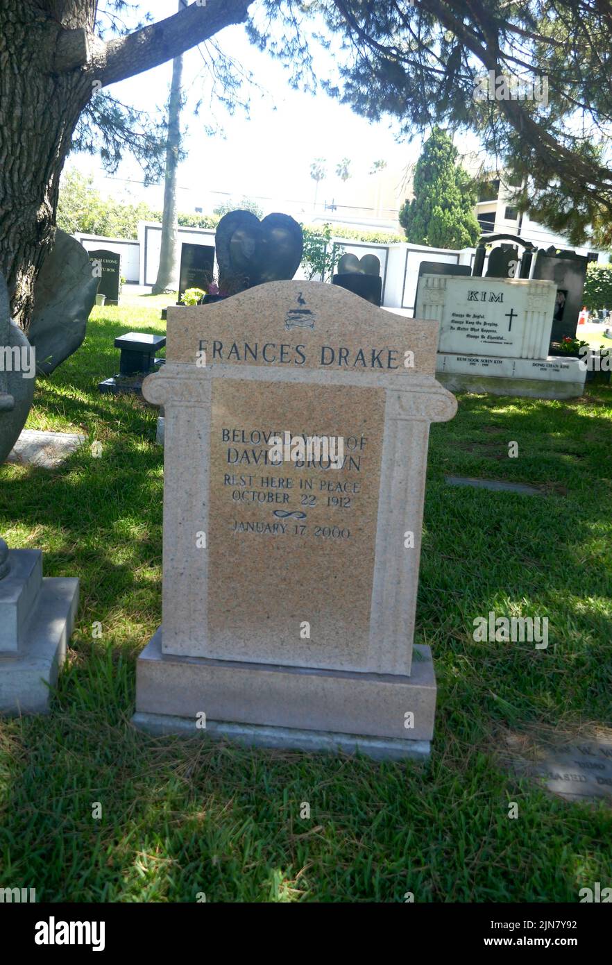 Los Angeles, California, USA 5th August 2022 Actress Frances Drake's ...