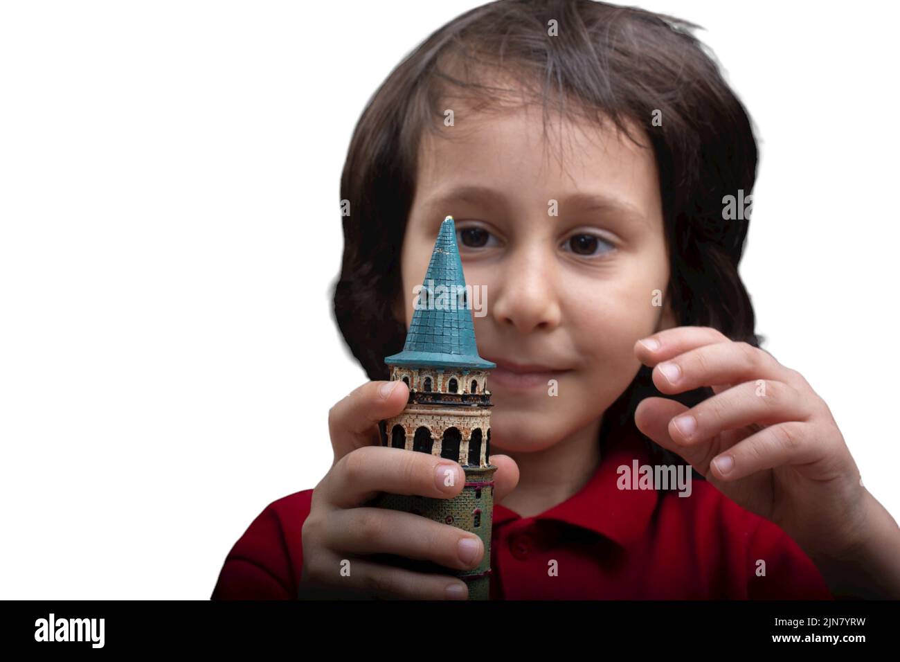 boy isolated on a white background. Cute happy child, positive face ...