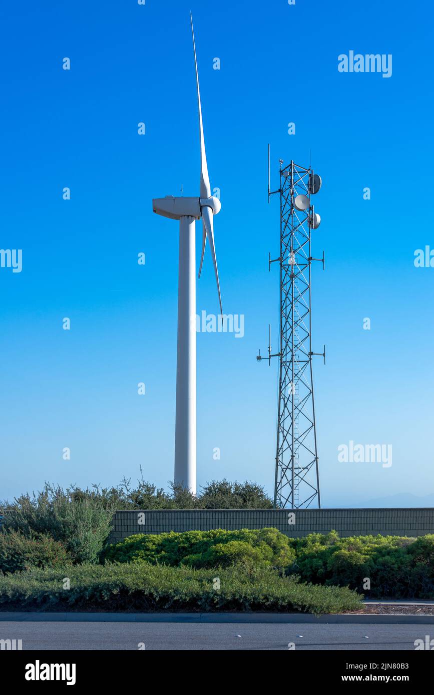 Towers - wind turbine and communications Stock Photo - Alamy Towers - wind turbine and communications Stock Photo - Alamy
