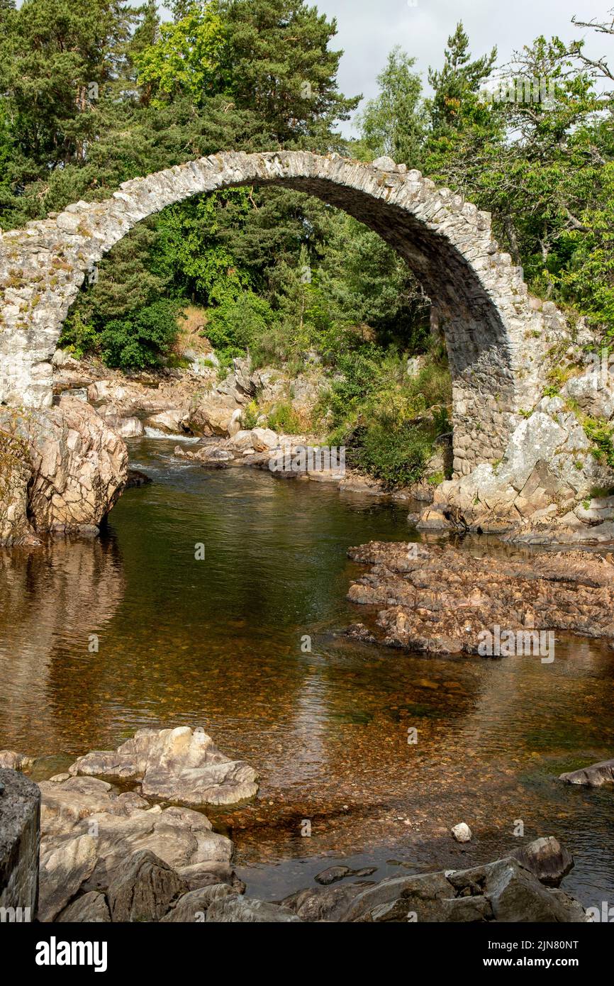 Old Pack Horse Bridge, Carrbridge, Highland, Scotland Stock Photo - Alamy