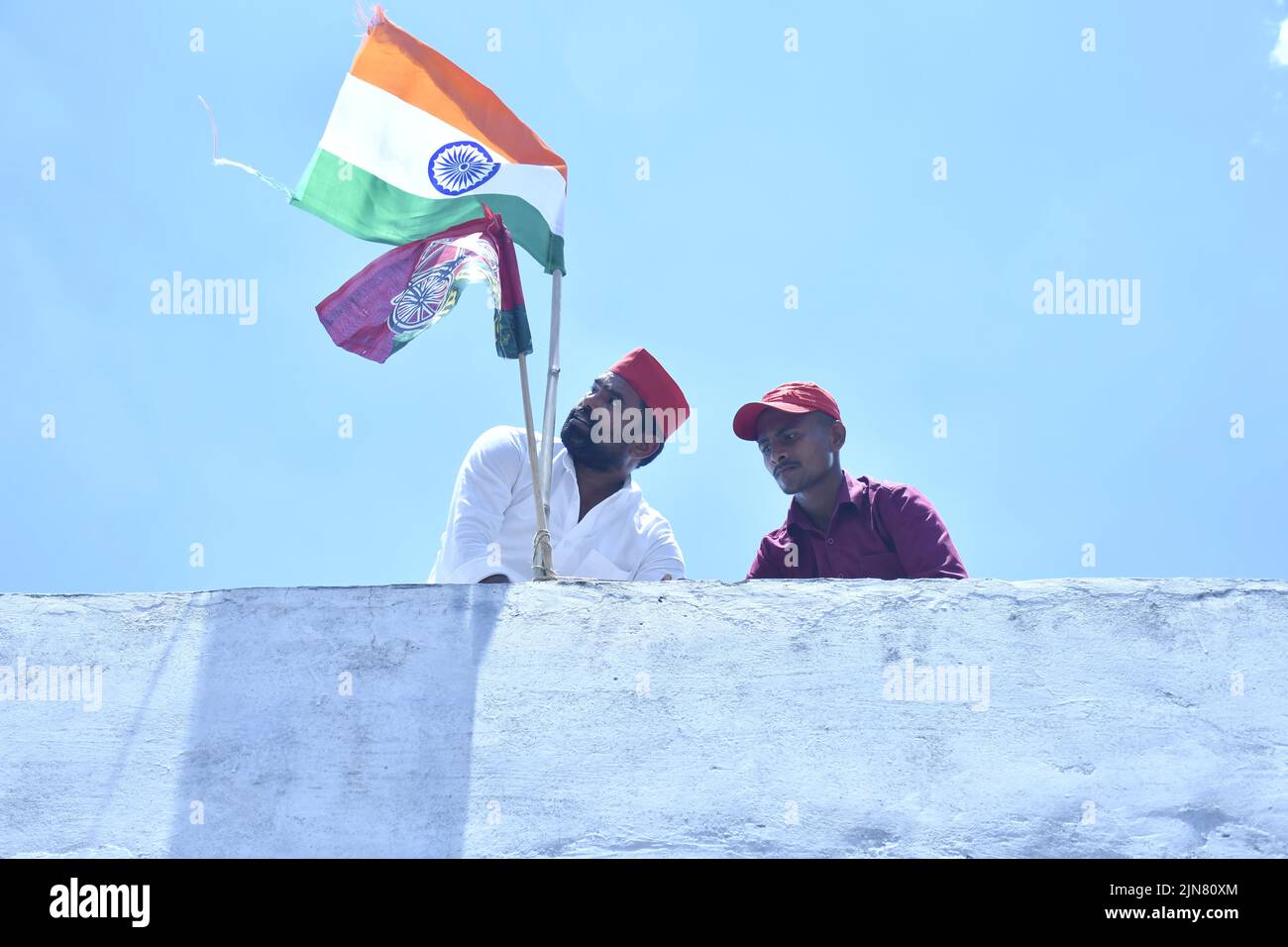 India. 9th Aug, 2022. On the occasion of Kranti Diwas, Samajwadi Party ...