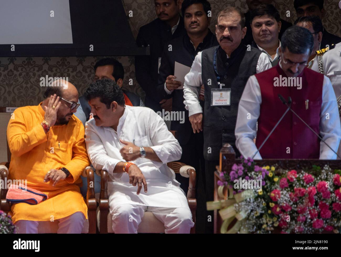 Mumbai, India. 09th Aug, 2022. MUMBAI, INDIA - AUGUST 9: Shiv Sena ...