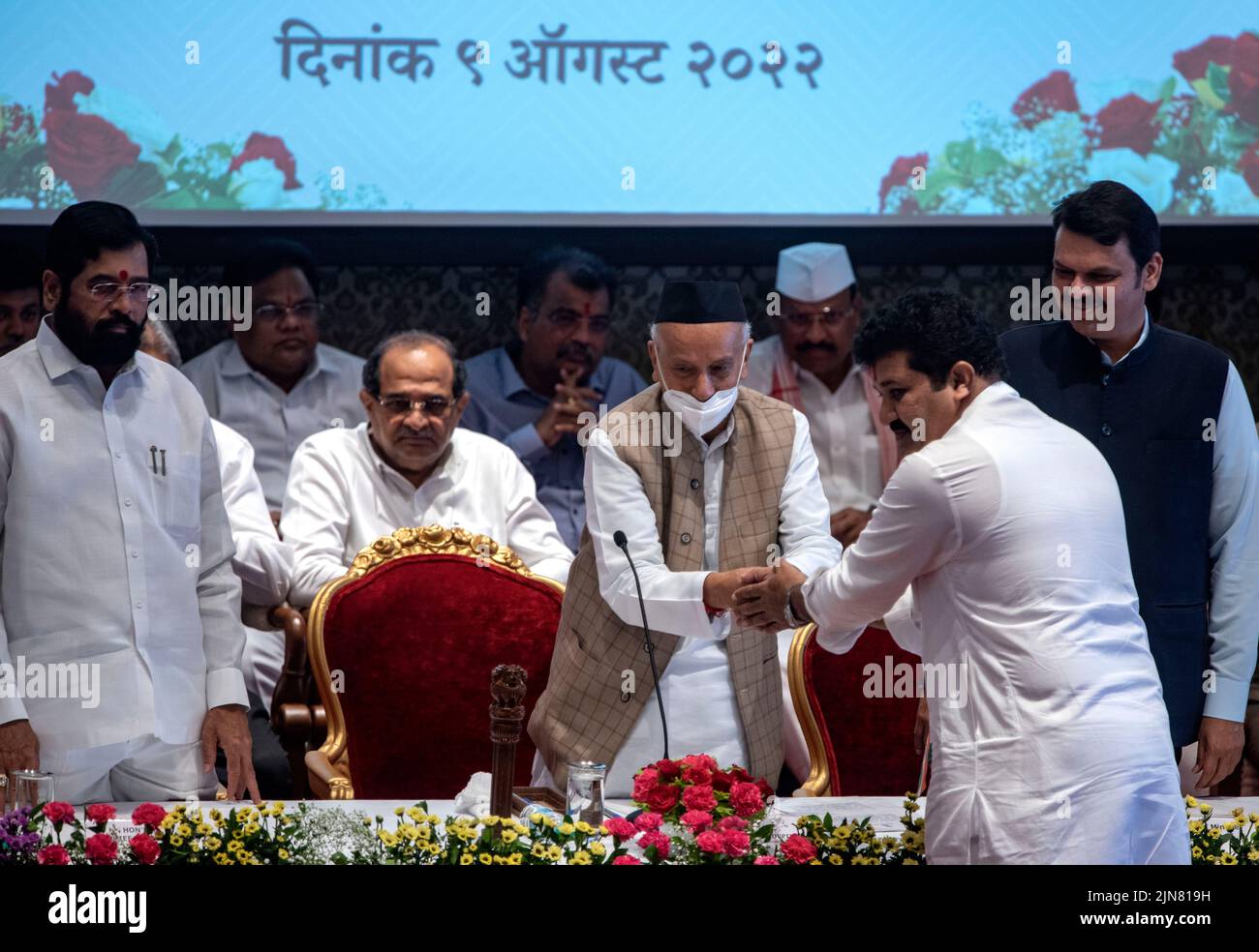 MUMBAI, INDIA - AUGUST 9: Maharashtra Governor Bhagat Singh Koshyari ...