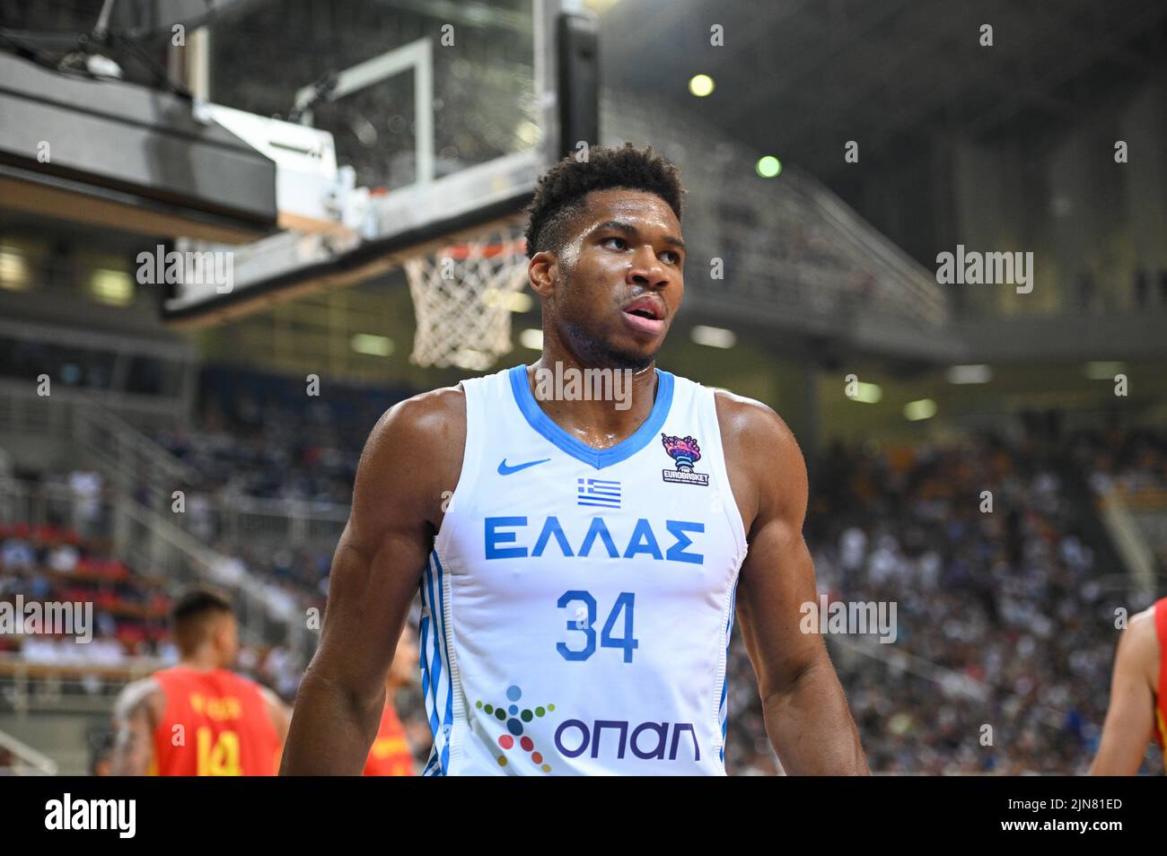 Athens, Lombardy, Greece. 9th Aug, 2022. GIANNIS ANTETOKOUNMPO #34 of ...