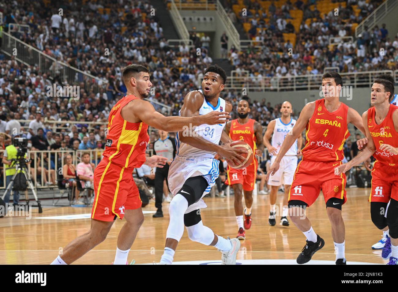 Athens, Lombardy, Greece. 9th Aug, 2022. GIANNIS ANTETOKOUNMPO #34 of ...