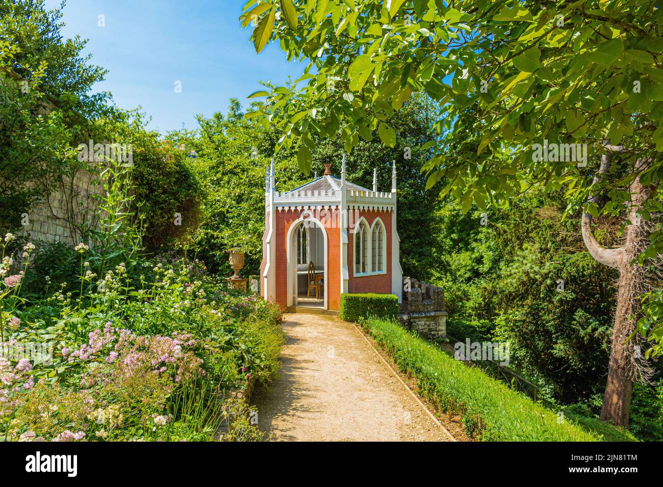 The magnificient Eagle House in the Painswick Rococo gardens built for ...