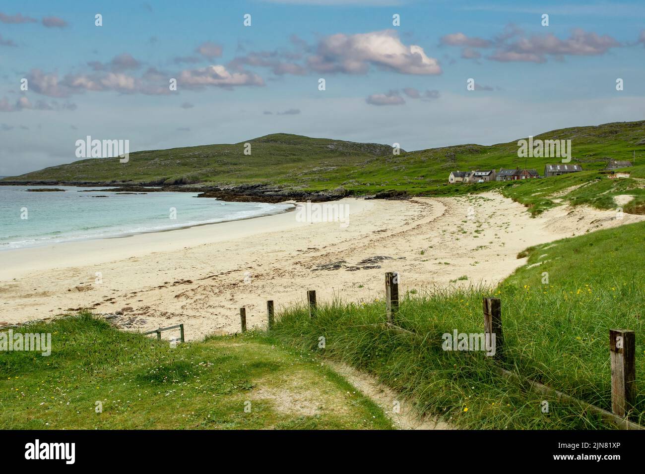 Beach at Hushinish, North Harris, Outer Hebrides, Scotland Stock Photo ...