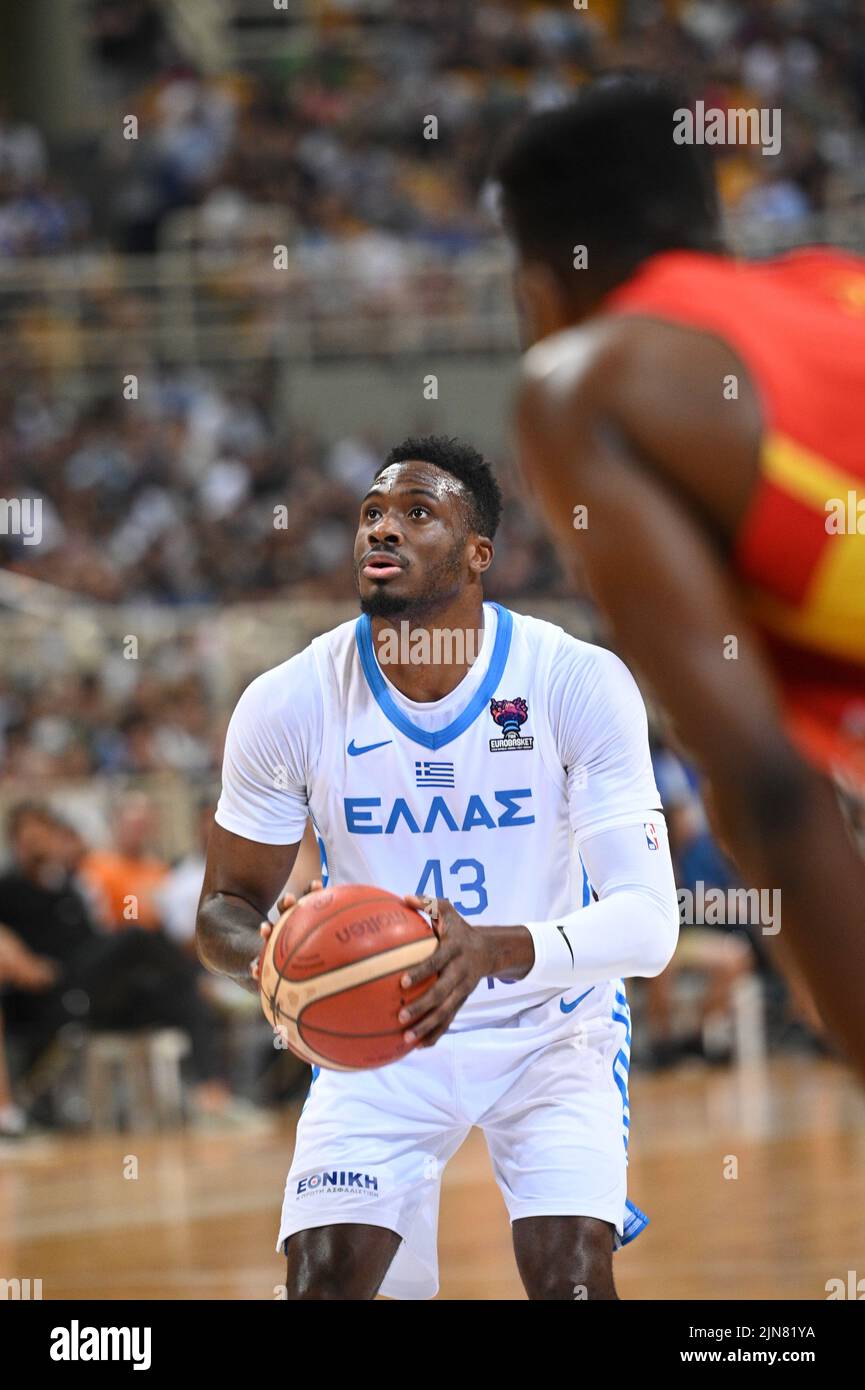 Athens, Lombardy, Greece. 9th Aug, 2022. THANASIS ANTETOKOUNMPO #43 of ...