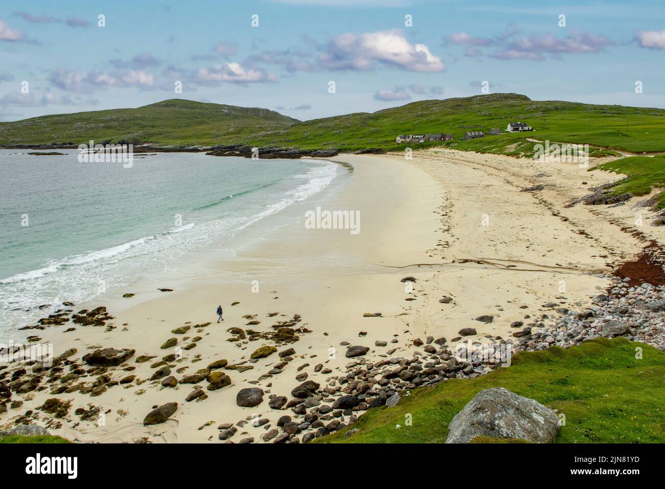 Beach at Hushinish, North Harris, Outer Hebrides, Scotland Stock Photo ...