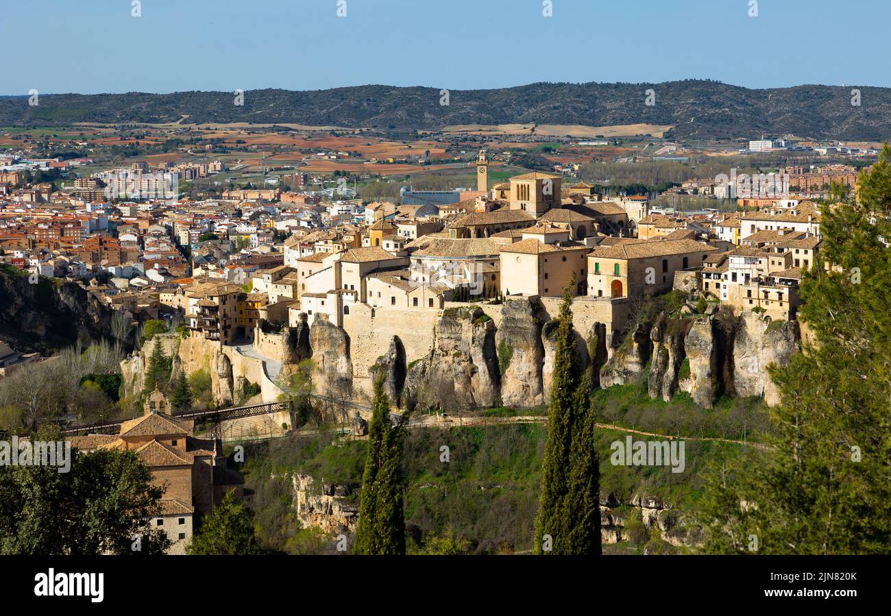 Historic Walled Town of Cuenca, Spain Stock Photo - Alamy