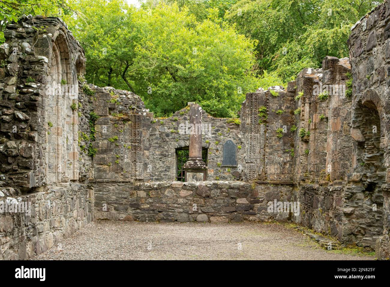 Chapel Ruins at Dunstaffnage Castle, Dunbeg, Argyll, Scotland Stock ...