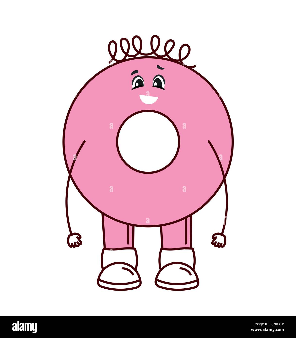 Funny pink circle Stock Vector Image & Art - Alamy
