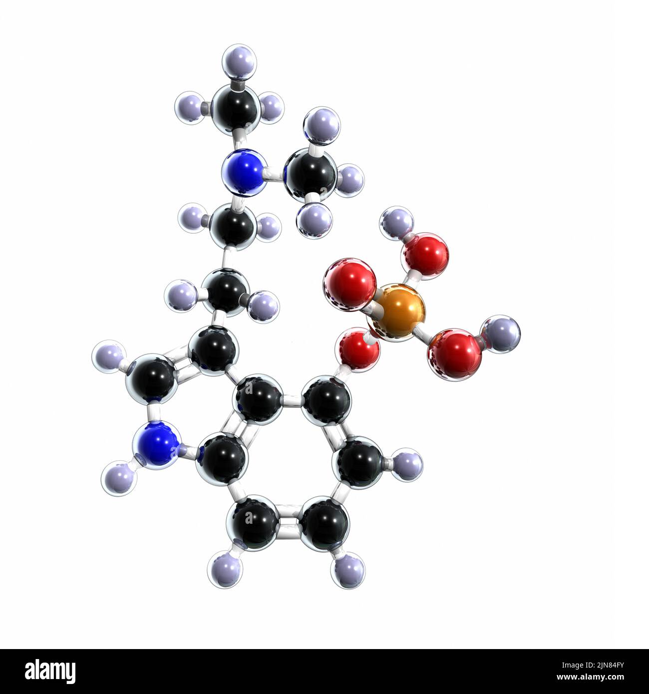 Psilocybin molecule, illustration Stock Photo - Alamy