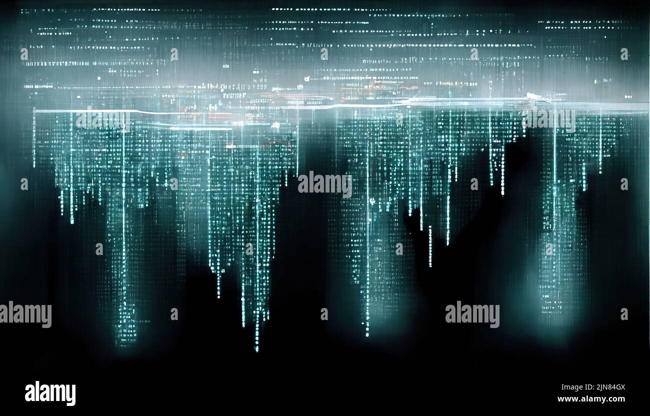 Data mining, conceptual illustration Stock Photo - Alamy