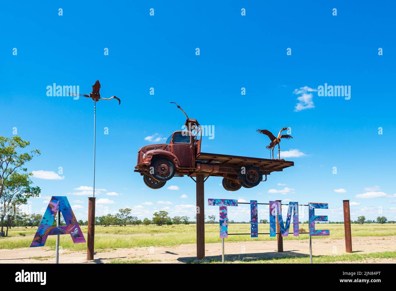 Art Installation Once Upon a Time by local artist Angus Wilson ...