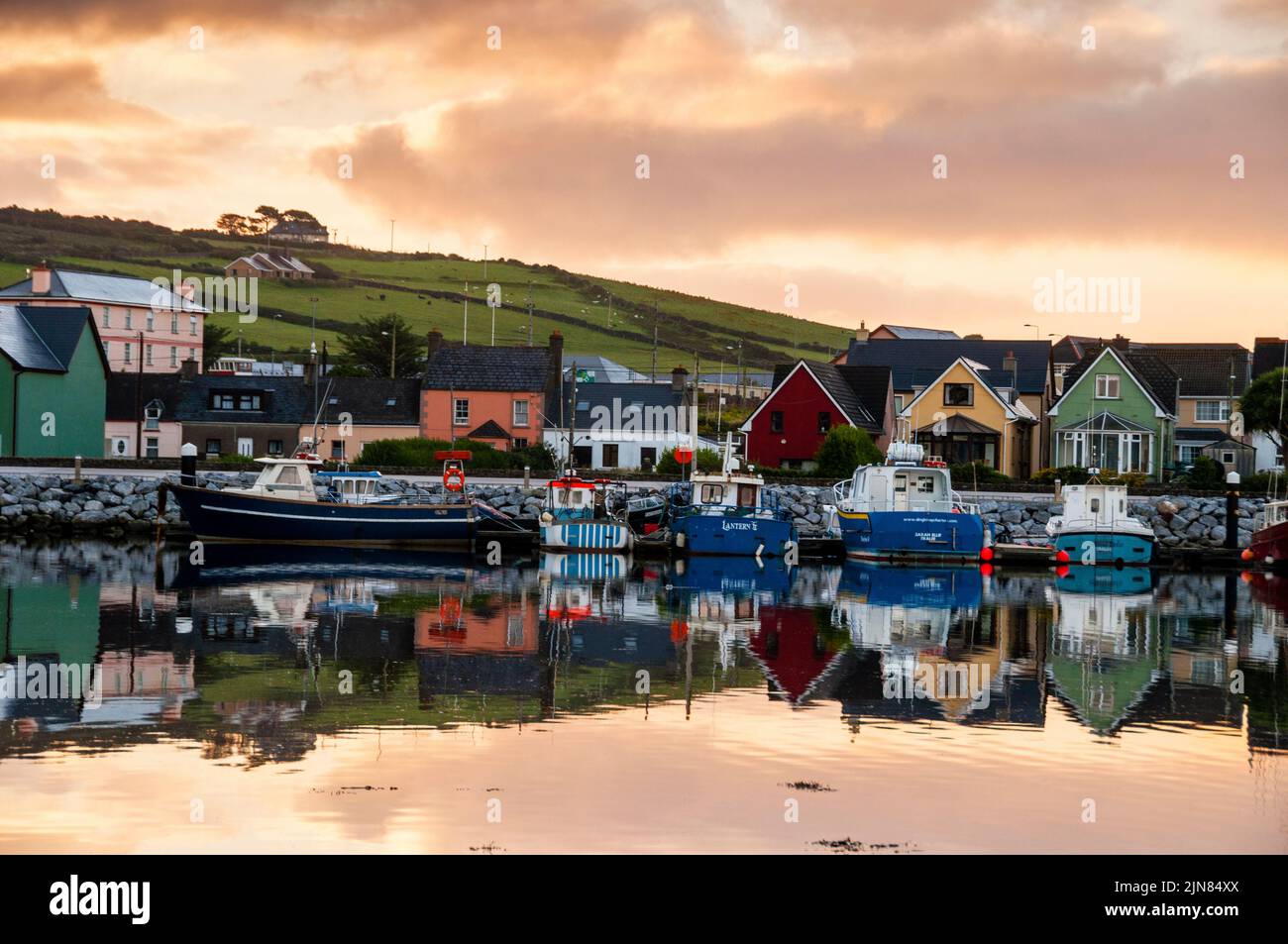Fishing boats in dingle bay hi-res stock photography and images - Alamy