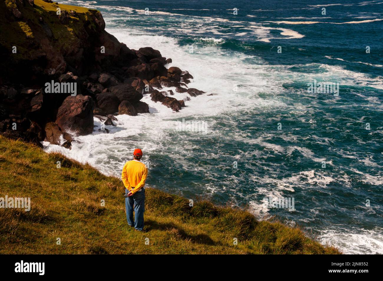 Dunmore Head promontory and most western point of Ireland on Dingle ...