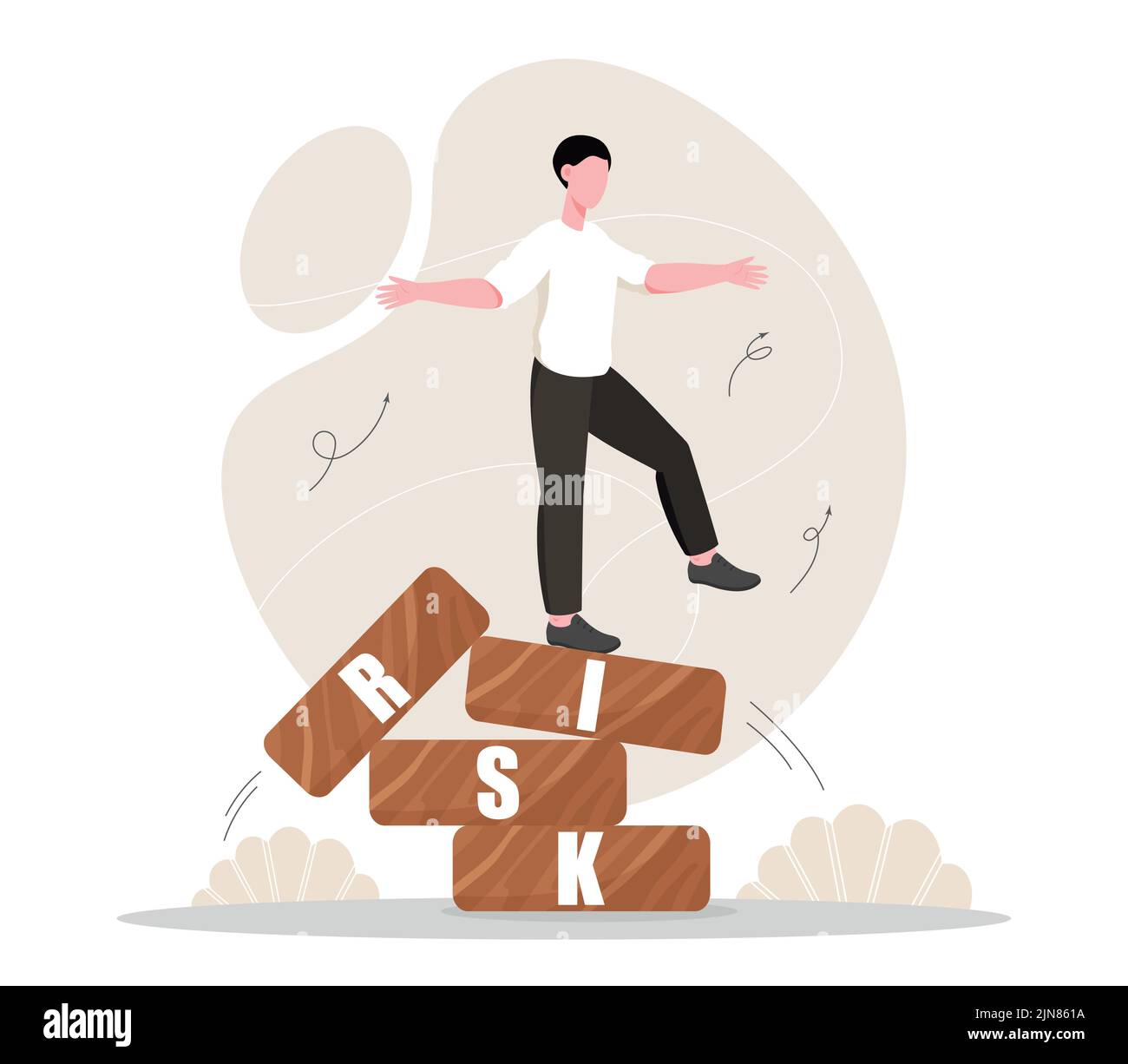 Risk concentration Stock Vector Images - Alamy