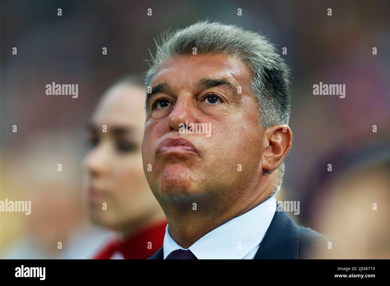 Barcelona, Spain. Credit: D. 7th Aug, 2022. Joan Laporta (Barcelona ...