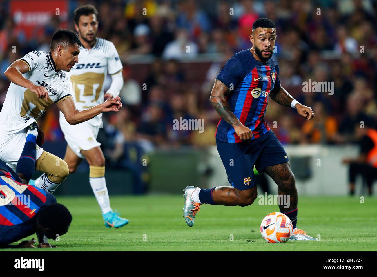 Barcelona, Spain. Credit: D. 7th Aug, 2022. Memphis Depay (Barcelona ...