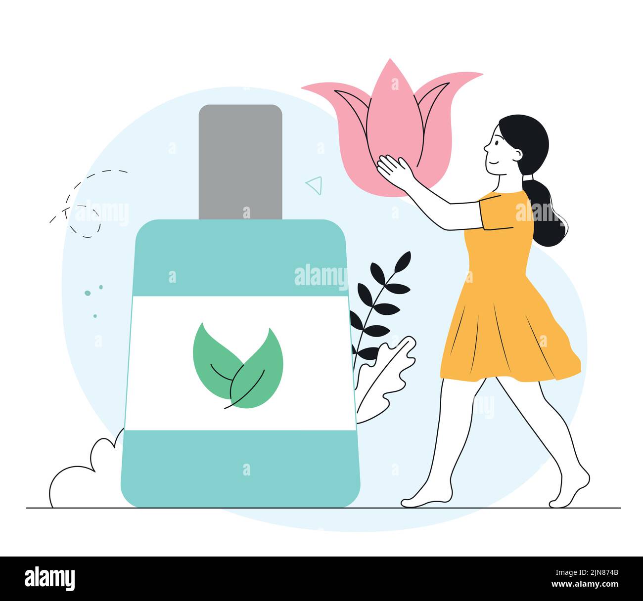 Moisturize moisturizing Stock Vector Images - Alamy