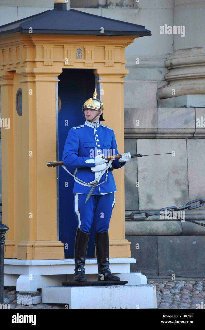 The Swedish Royal Guard Stock Photo - Alamy